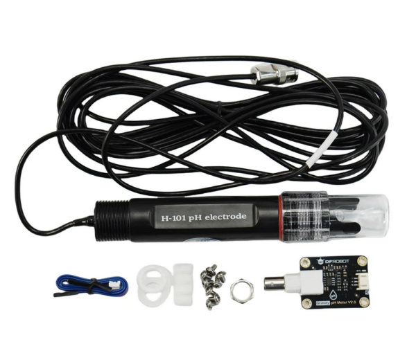 Analog pH Meter Sensor 專業版 pH 感測器：適用於 Arduino、樹莓派 高精度 pH值測量模組 – 台灣物聯科技 ...